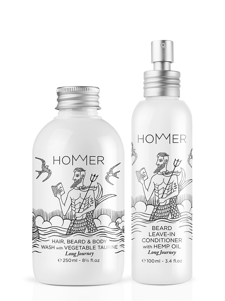 DIVINE BEARD SET «LONG JOURNEY» WASH, LEAVE-IN CONDITIONER | HOMMER MAN ...