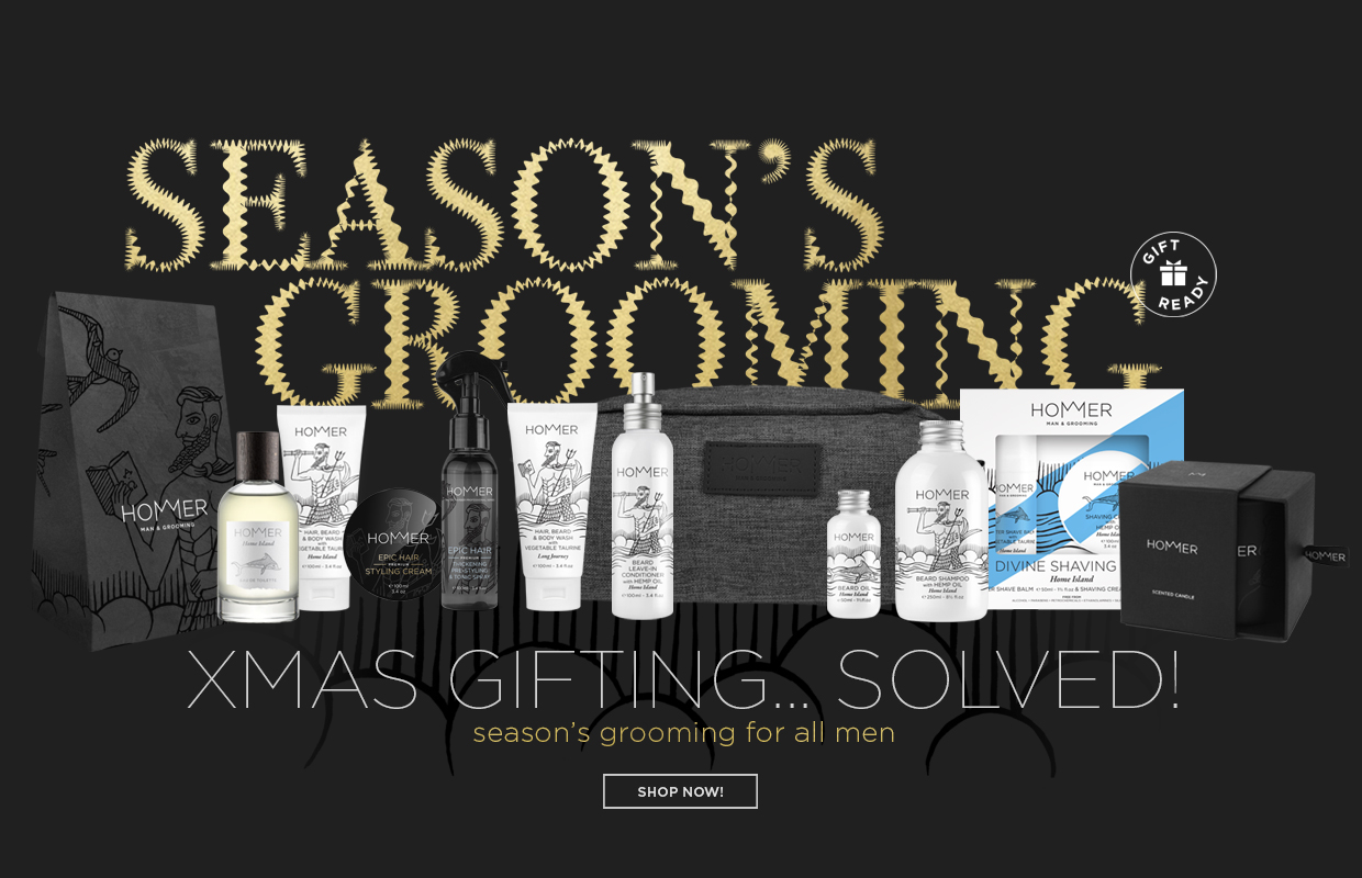 HOMMER MAN & GROOMING Men's grooming products